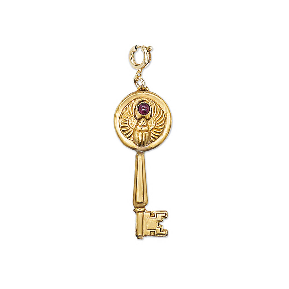Scarab Key Charm – Ayana Designs
